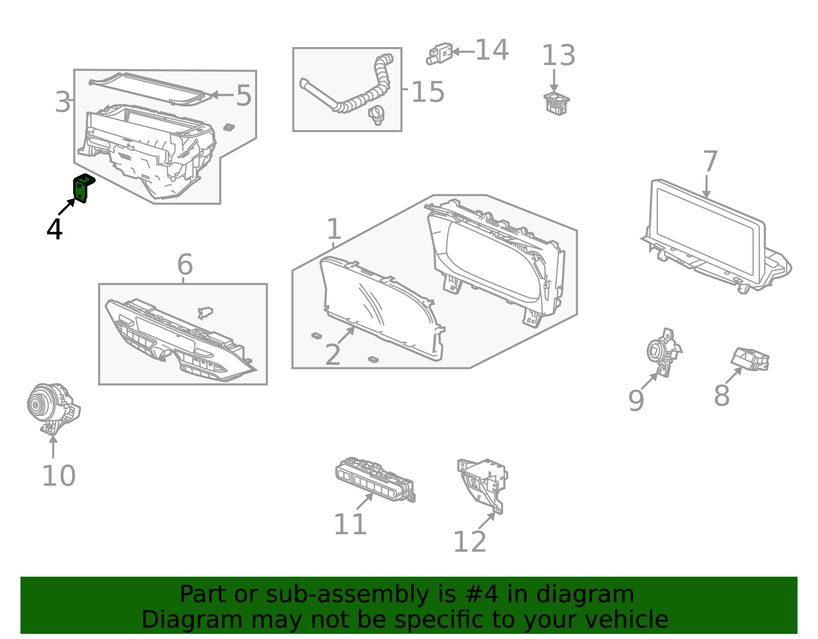 78261-TYA-A00 - High-Quality Head-Up Display Bracket for 2022-2025 ...