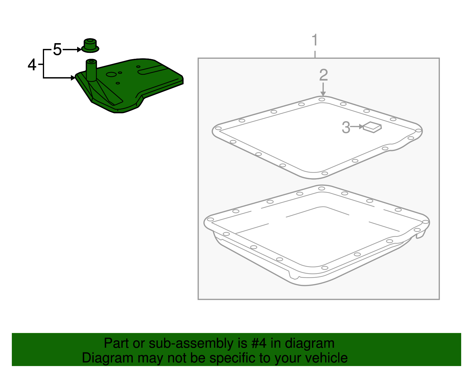 2004-2012 GM Automatic Transmission Fluid Filter Kit with Gasket and ...