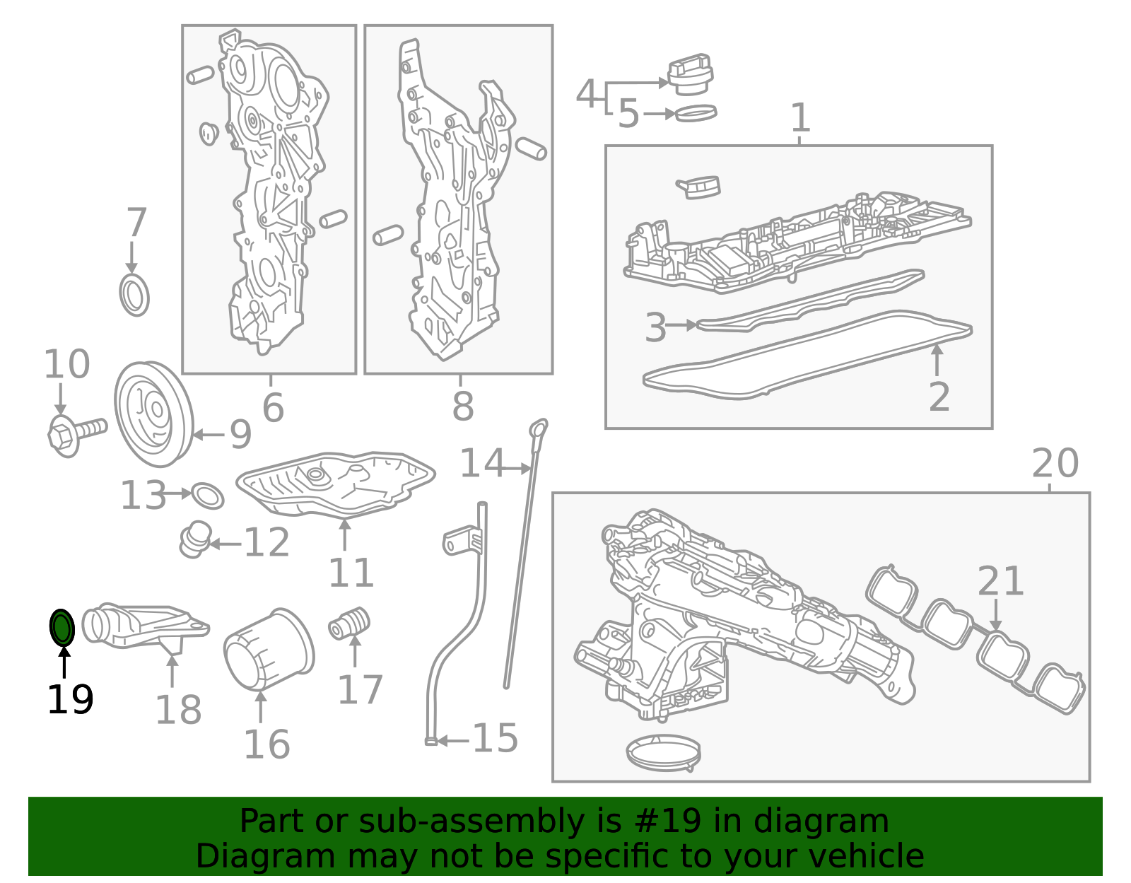 2023-2026 Toyota Engine Oil Pump Pickup Tube Gasket 15147-25030 ...