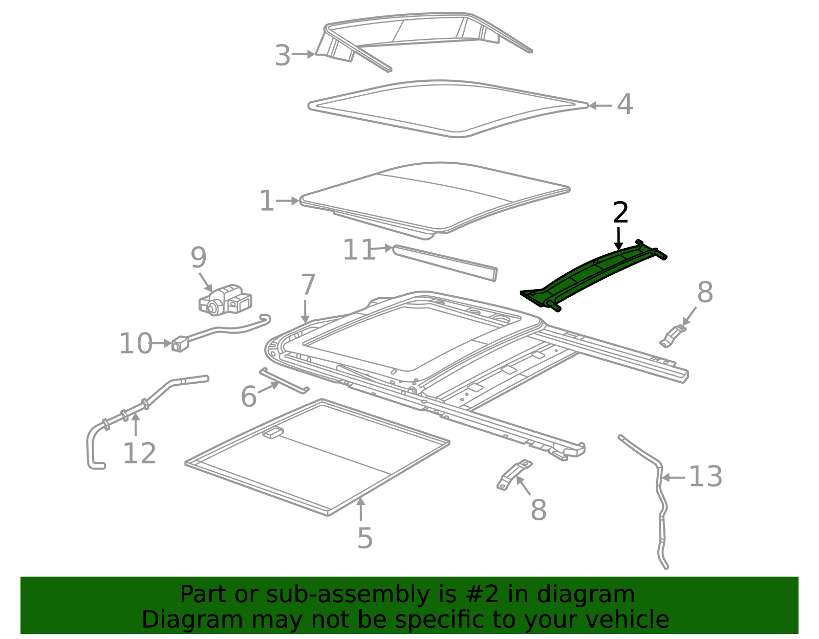 Drip Channel 68082482AA | Mopar Parts Canada
