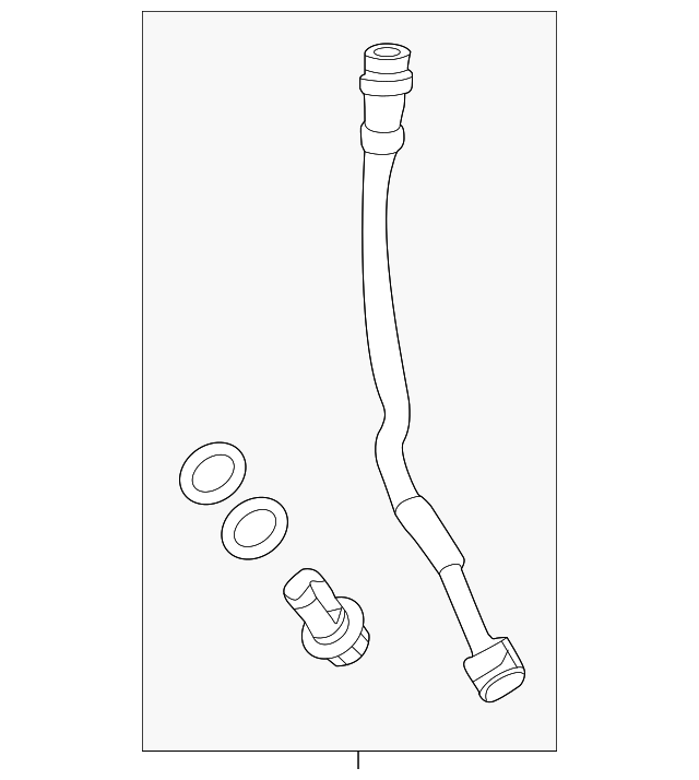 2021-2025 Ford Mustang Mach-E | Motorcraft™ Brake Hose | BRHR-295 ...