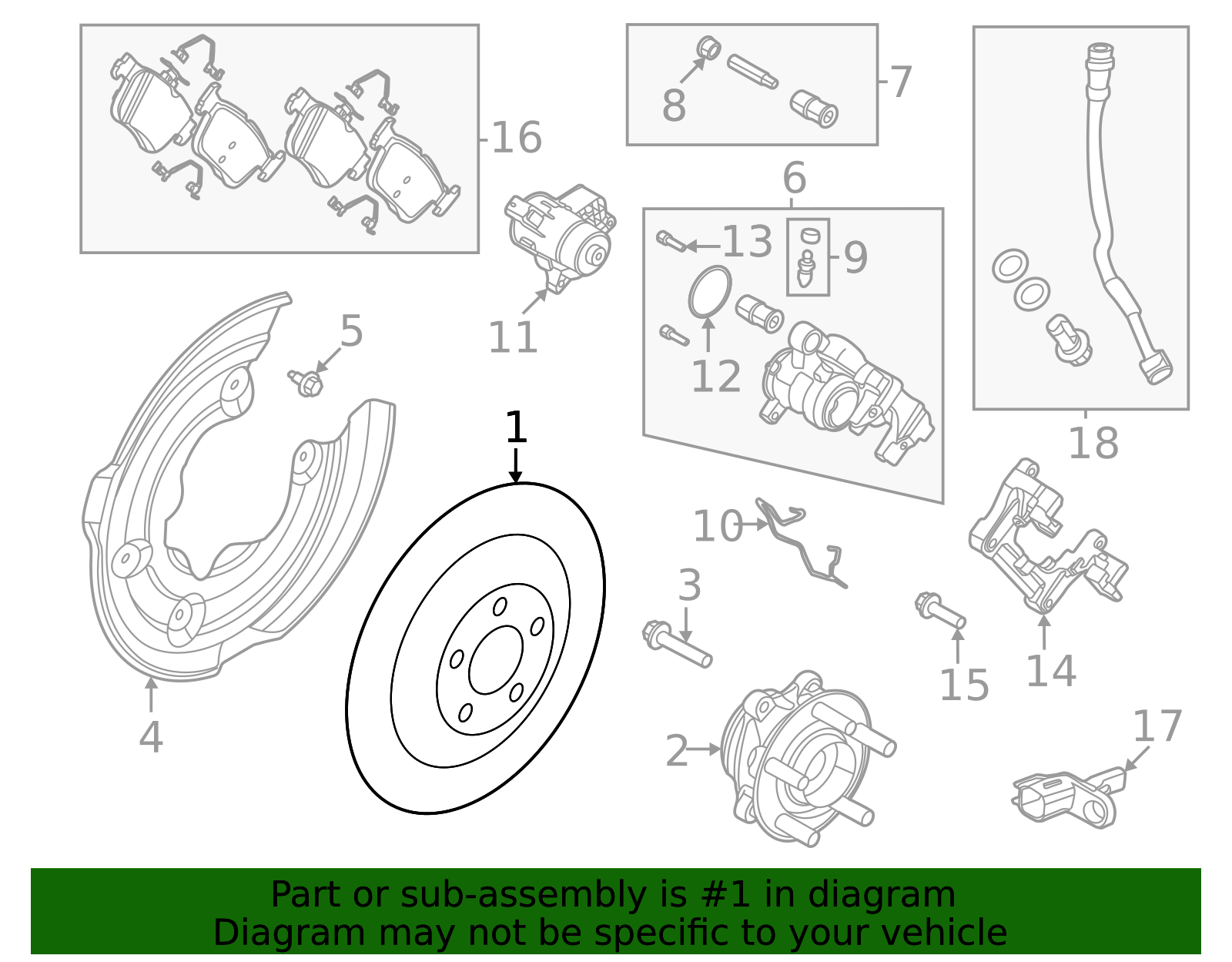 2021-2025 Ford Mustang Mach-E Motorcraft™ Rotor BRRF-473 | Miracle Ford ...