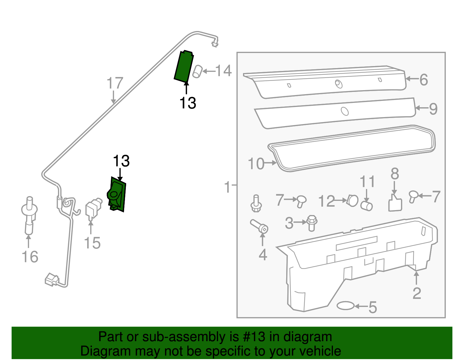 2009-2024 Mopar Lamp 68054184AA | Mopar Parts Canada