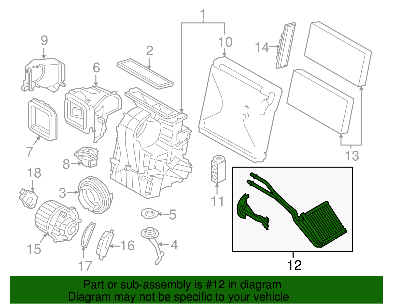 2023-2025 BMW Heater Core 64-11-5-A4D-0F4 | BMW Parts Online Hub