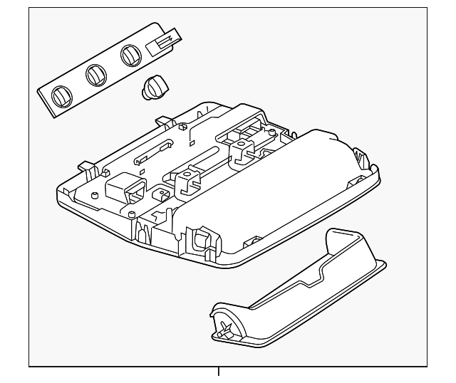 Overhead Console - 2017 Land Rover Range Rover Evoque (LR086401) | Land ...