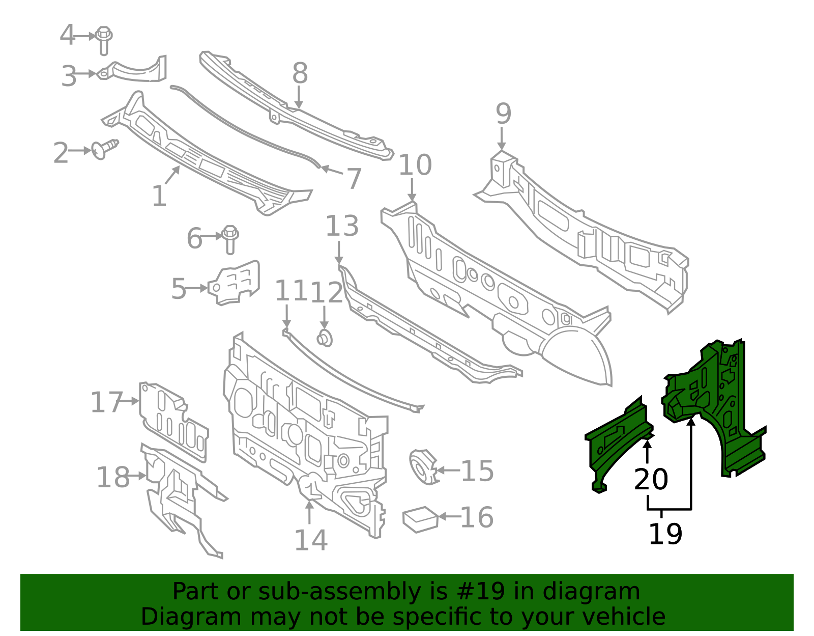 G6240-5RLMA - 2018-2019 Nissan Kicks - Side Panel | Conicelli Nissan