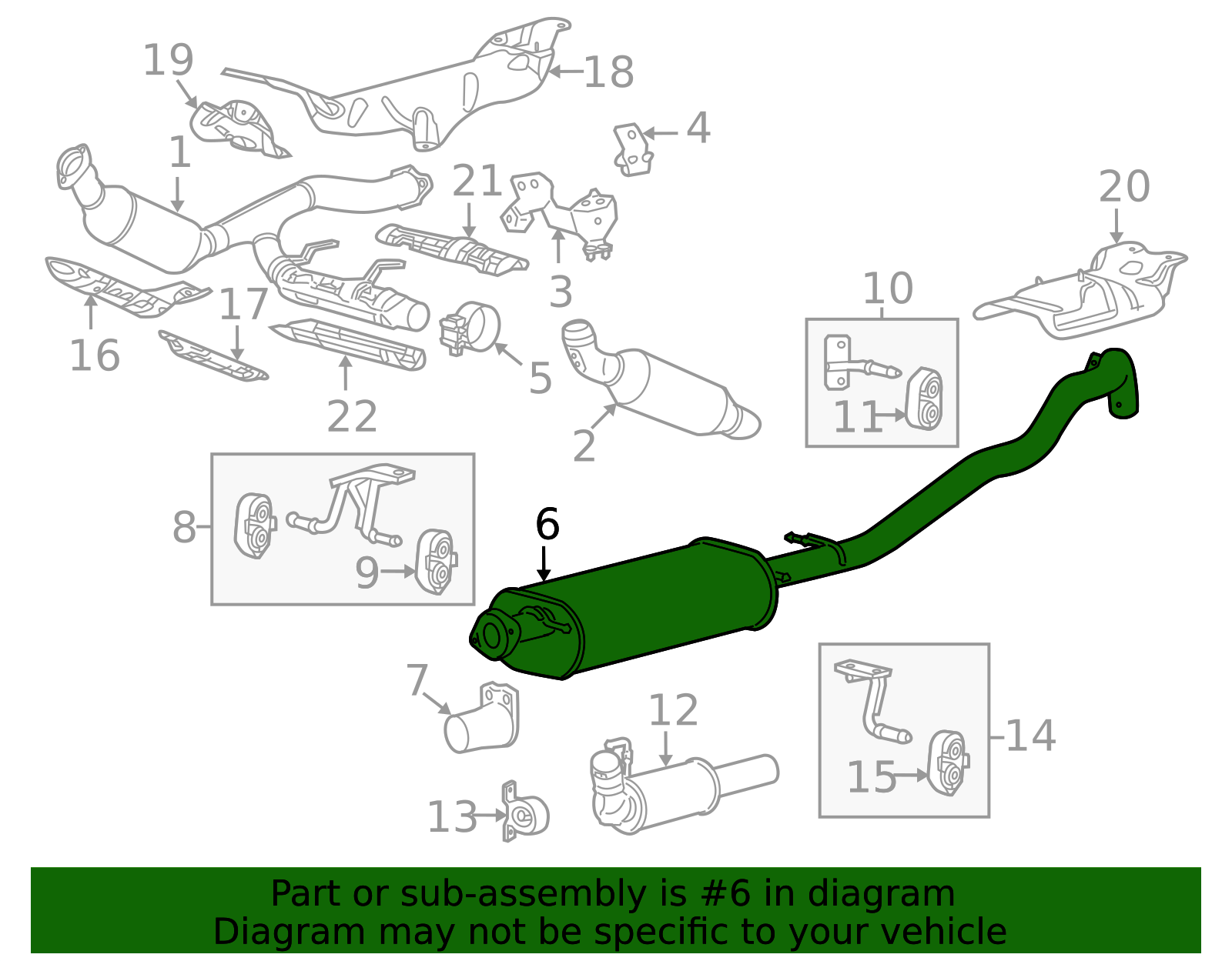Muffler & Pipe 9L1Z-5230-B | Discount Ford Auto Parts