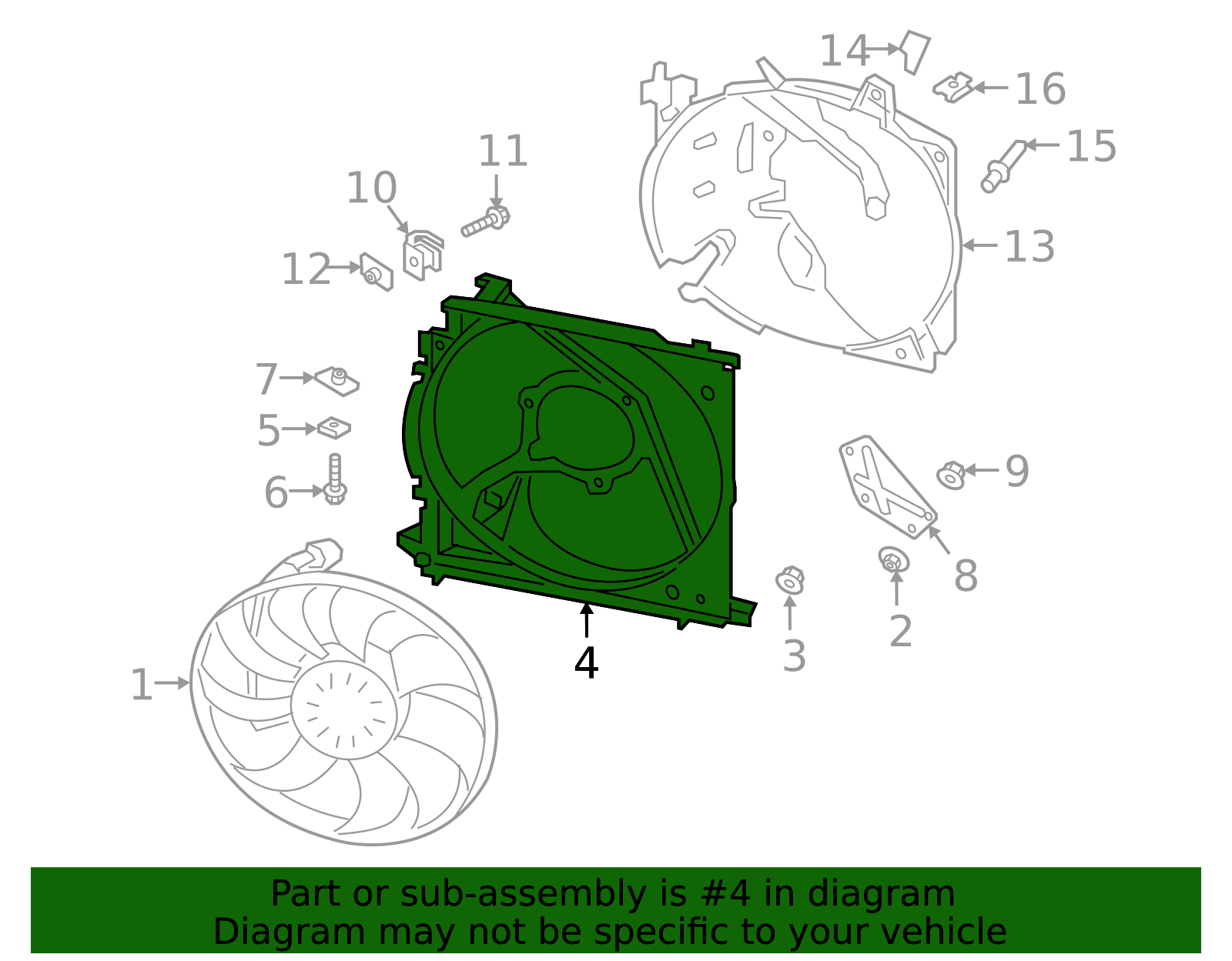 9P1-121-384-A - High-Quality Engine Cooling Fan Shroud for 2016-2025 ...