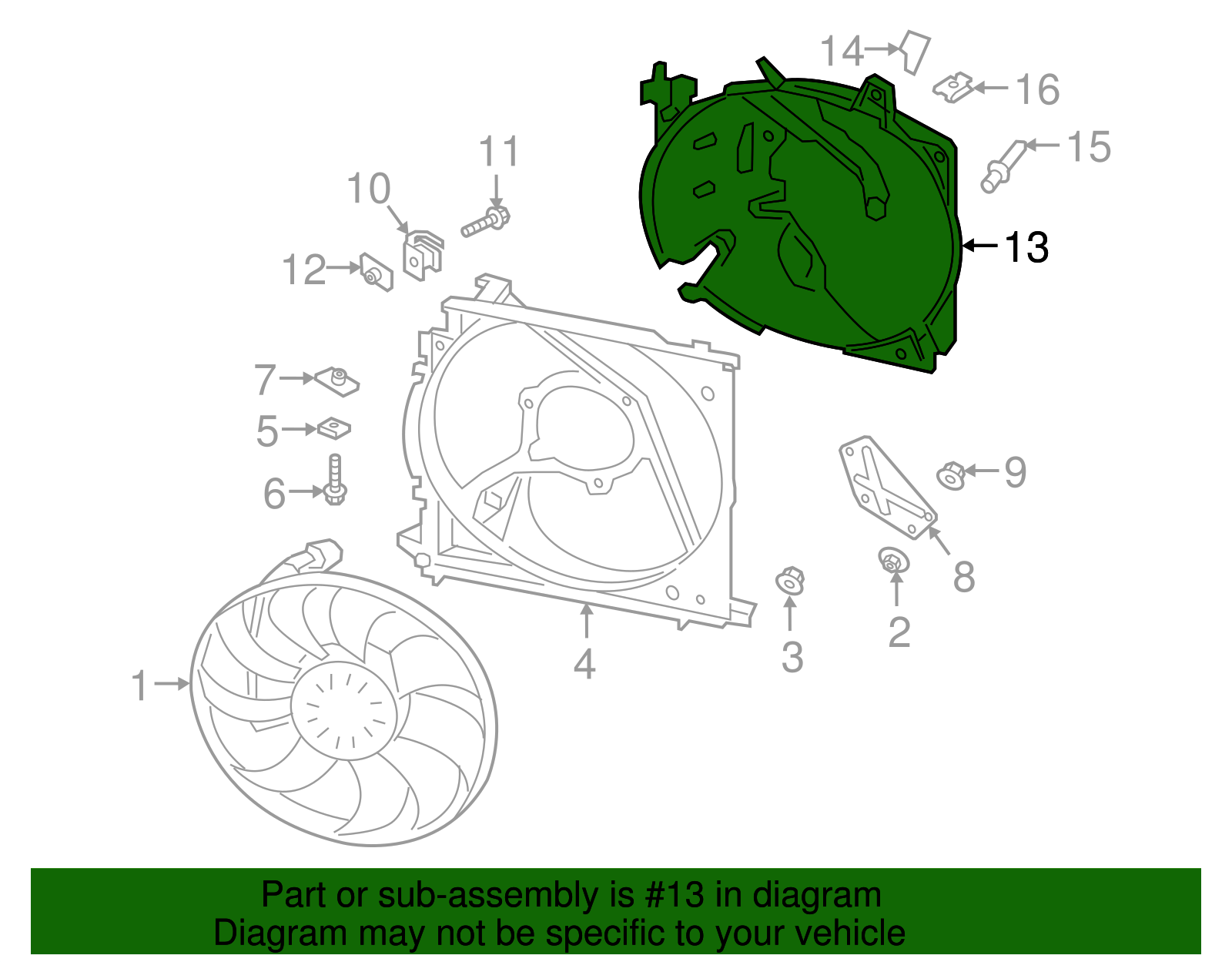 2017-2024 Porsche Engine Cooling Fan Shroud 9P1-121-334 | Sunset ...