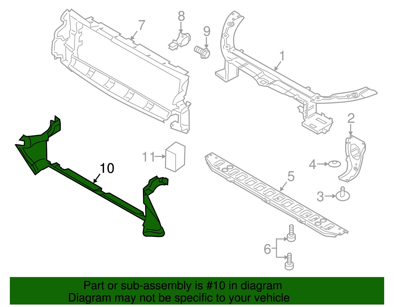 Genuine OEM Lower Deflector Part# LR034397 Fits 2012-2015 Land Rover ...