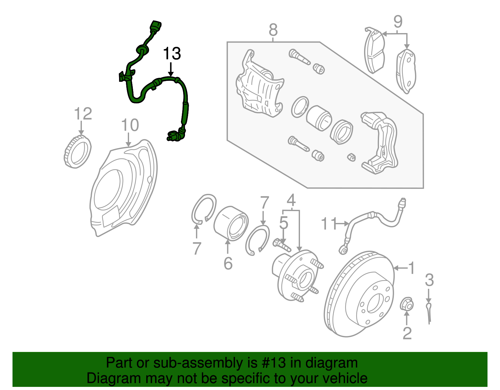 2000-2001 Nissan Maxima Speed Sensor 47910-2Y000 | Nissan Parts Central