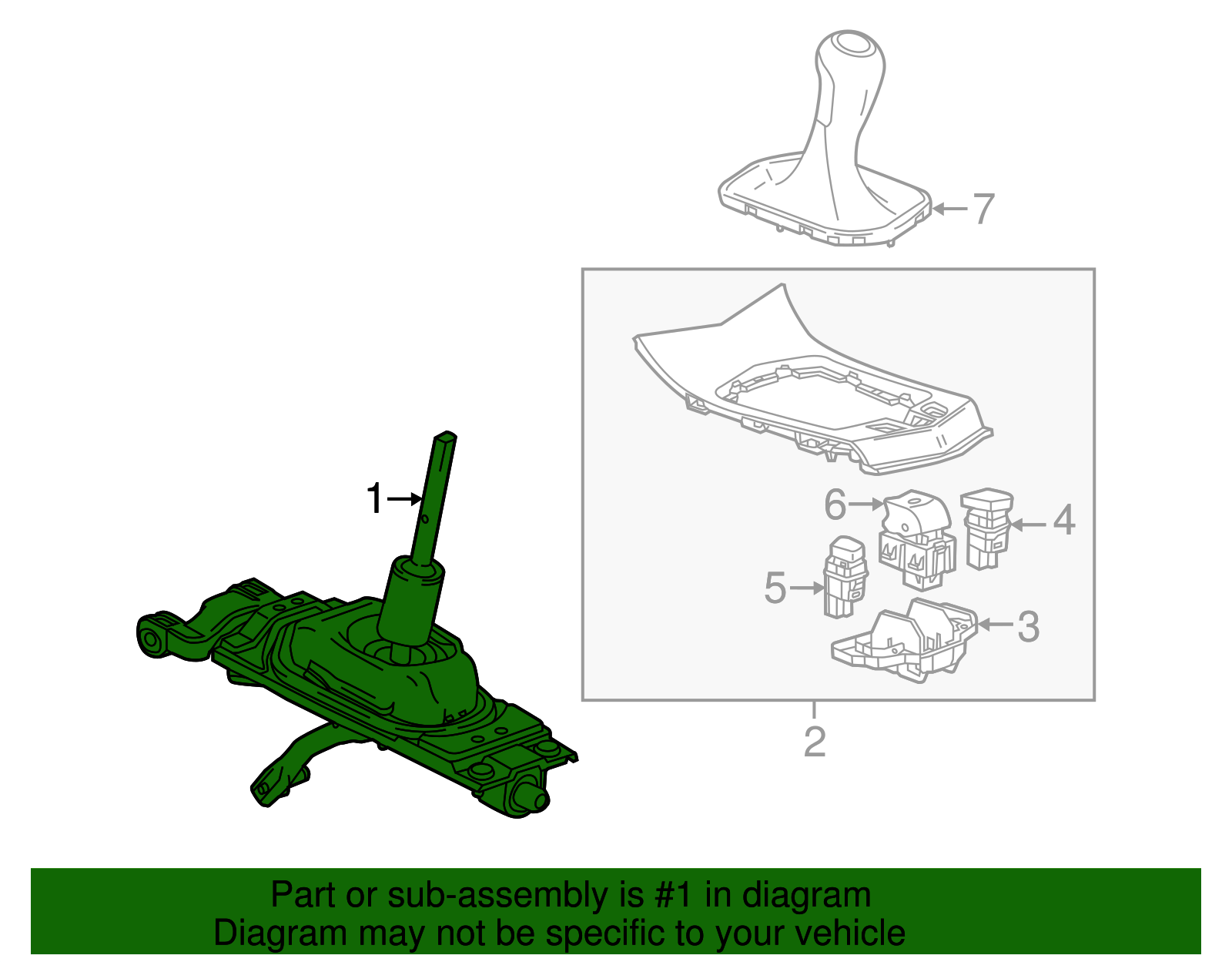 24284595 - Gear Shift Assembly | Partners Chevy