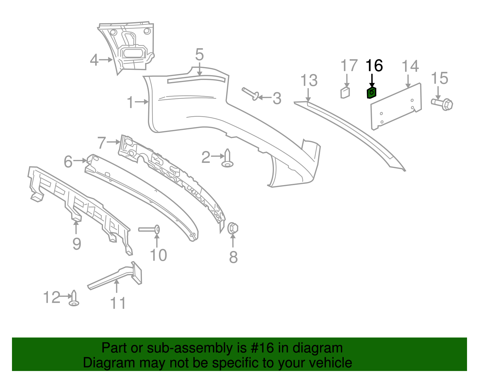 2004-2024 Mopar Lift Gate Nut 68087789AD | Mopar Parts Canada