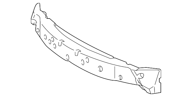 2017-2019 Toyota Corolla Bumper Impact Absorber (Front) 52611-02410 ...