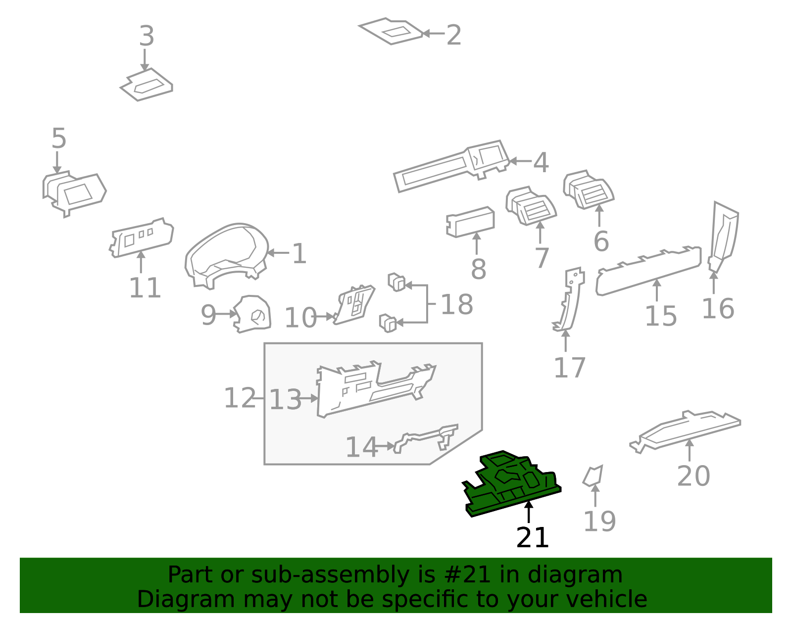 2014-2023 Lexus GX460 Lower Cover 55606-60120 | SSL Parts