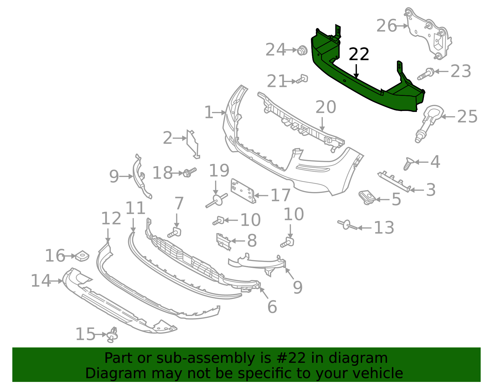 Genuine OEM Ford Part - Impact Bar LX6Z-17757-Q | Genuine OEM Ford ...