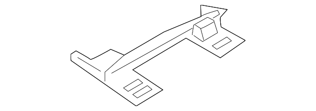 2016-2018 Ford Focus | Air Deflector | G1FZ-8310-C | Walls' Ford Parts