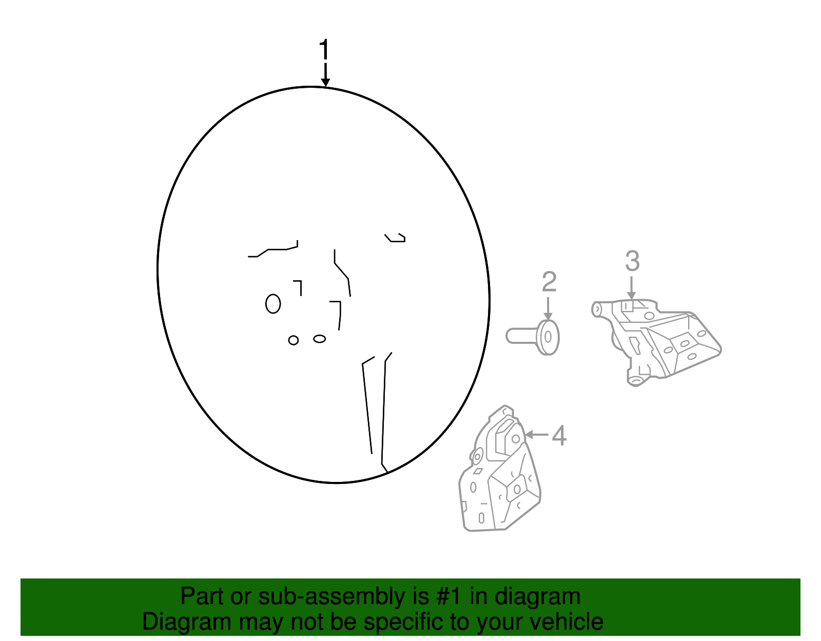 2017-2019 Infiniti QX30 Steering Wheel 484305DL2A | Infiniti of Nashua