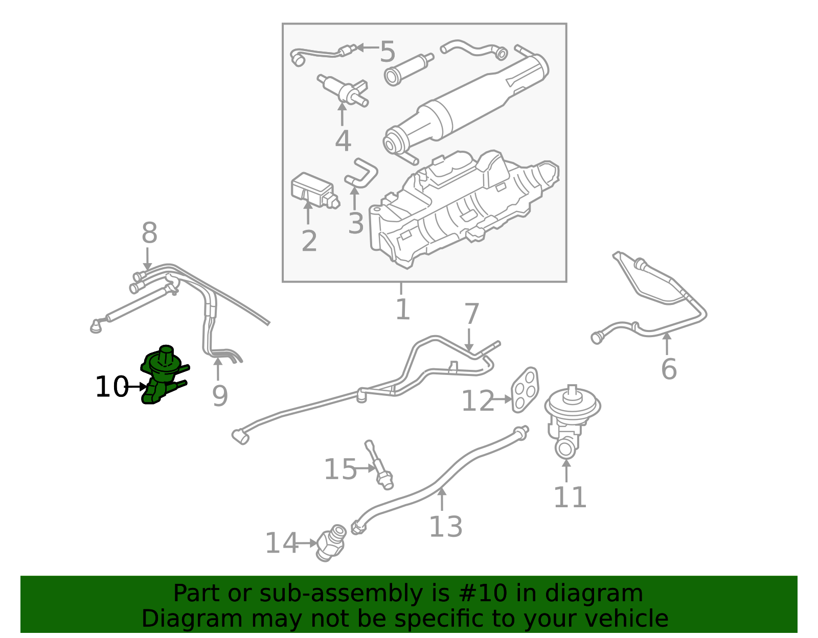 KR3Z-6A666-B - PCV Valve - 2004-2025 Ford | Lasco Auto Parts