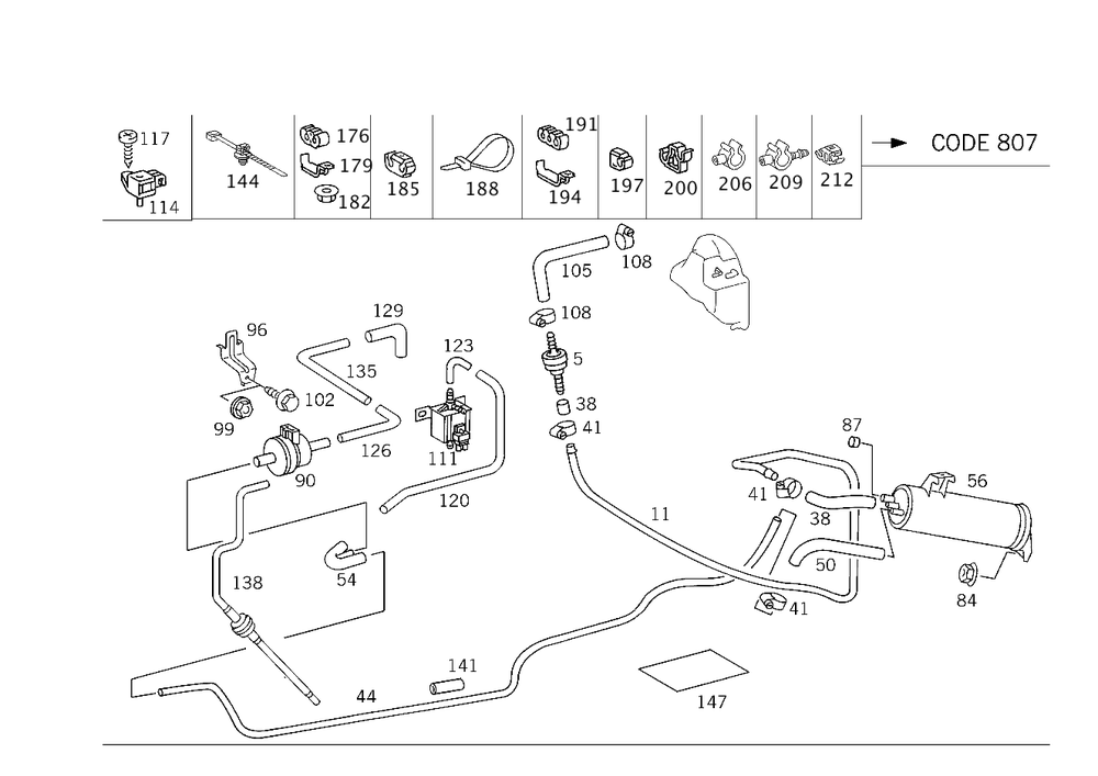 000-476-70-32 - Valve 1994-2003 Mercedes-Benz | Mercedes-Benz USA Parts