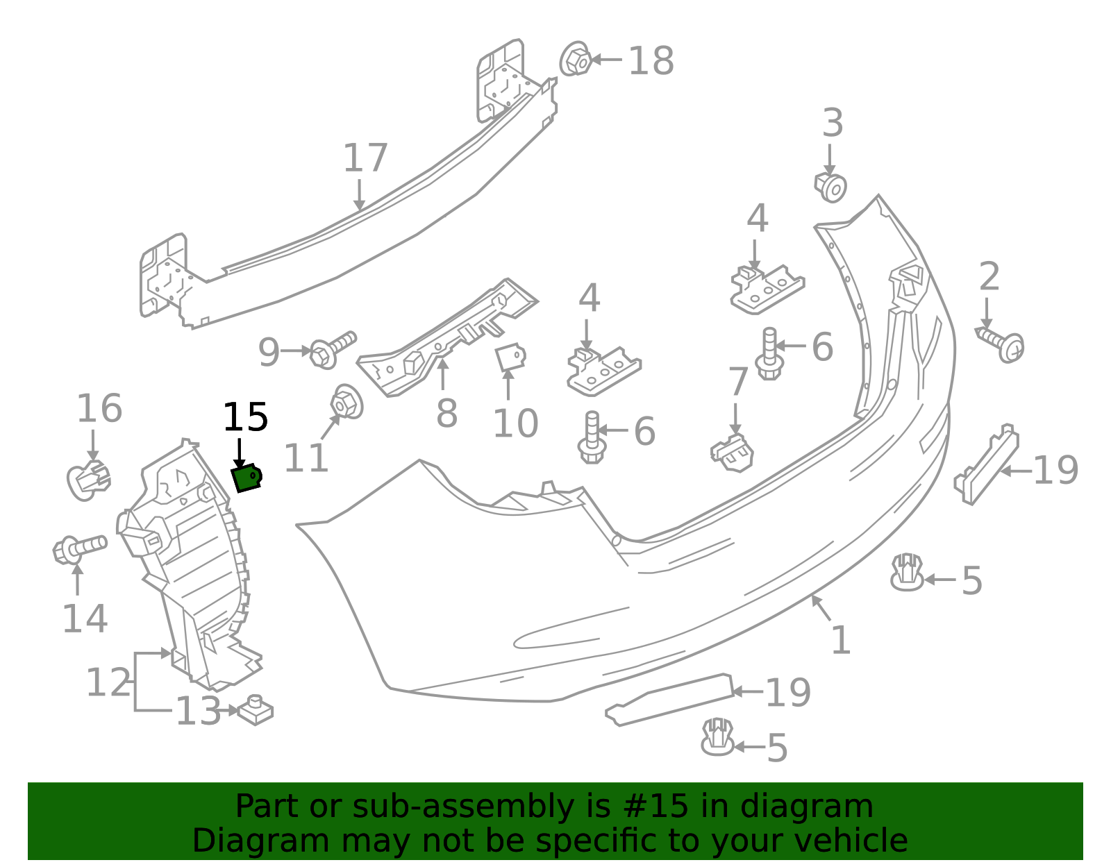 90118-WBB66 - Splash Shield Grommet - 2020 Toyota Yaris | OEM Genuine ...