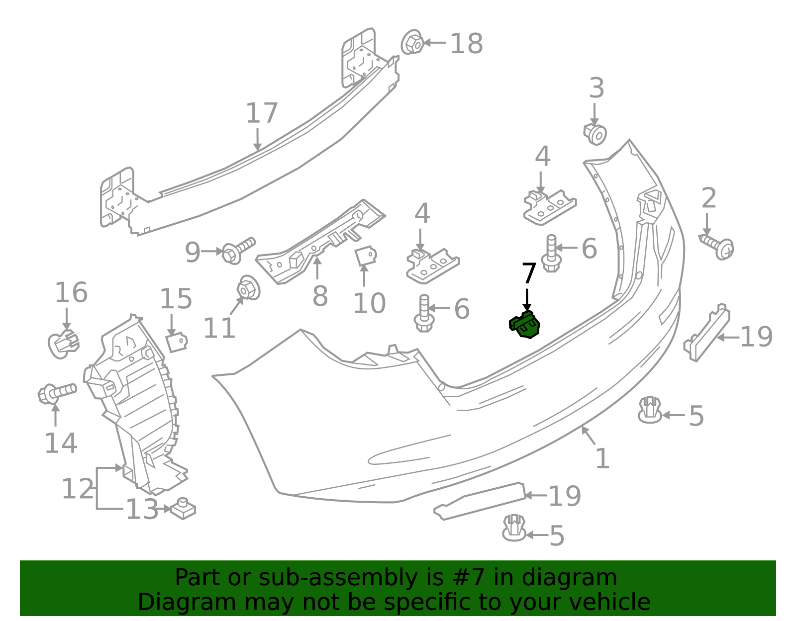 Deck Lid Striker Bracket 58309-WB003 | Toyota Parts Center