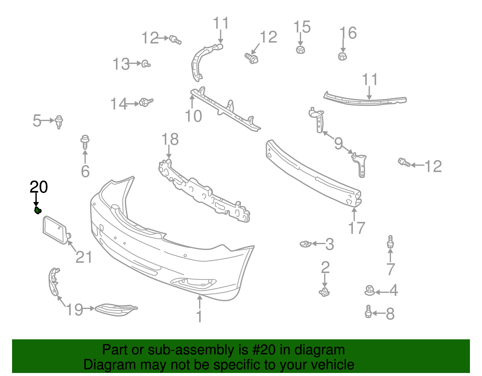 52129-33901 - Cover 2002-2009 Toyota Camry | Longo Toyota Parts