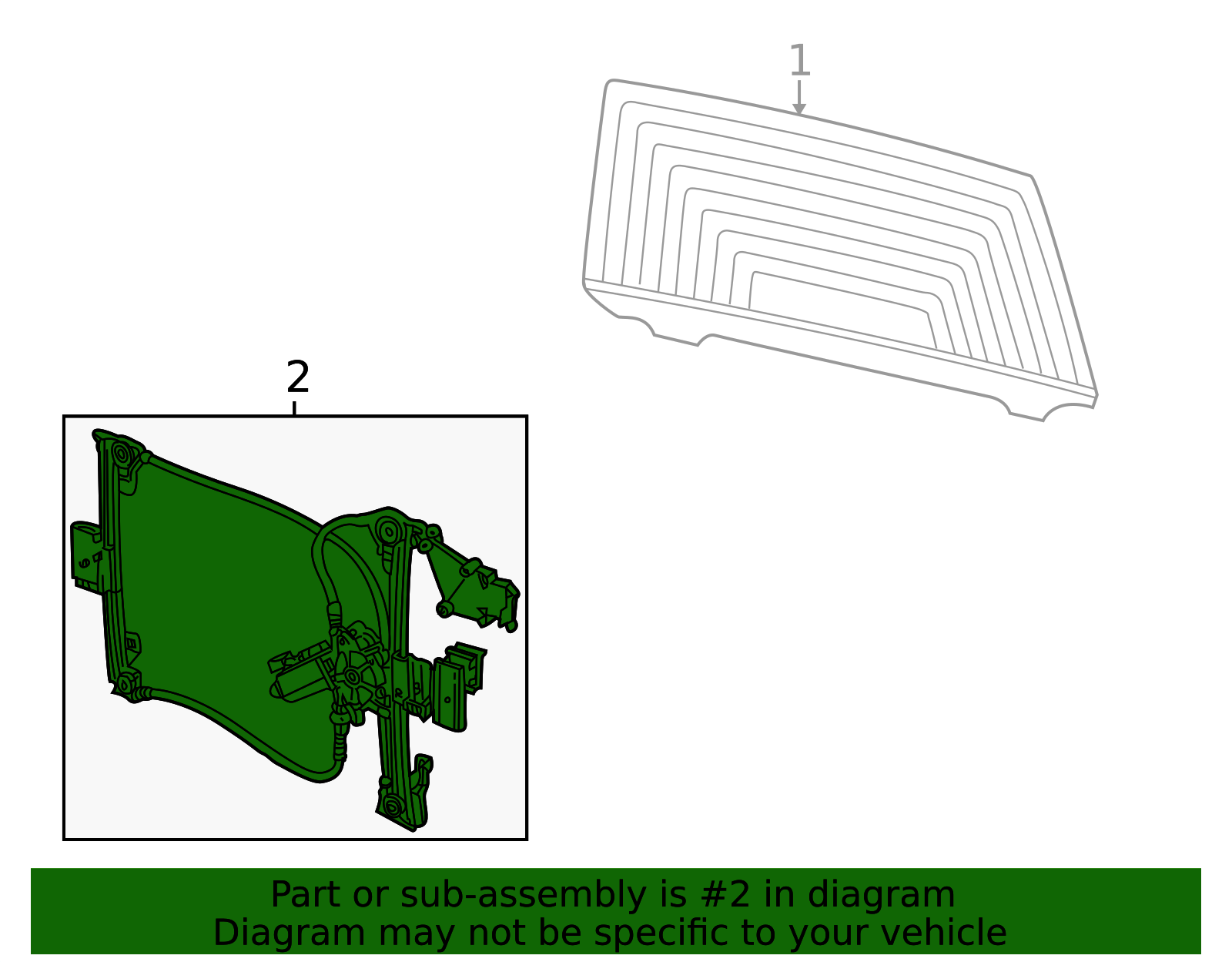 Genuine OEM Regulator Assembly Part# CVH101150 Fits 2002-2005 Land ...