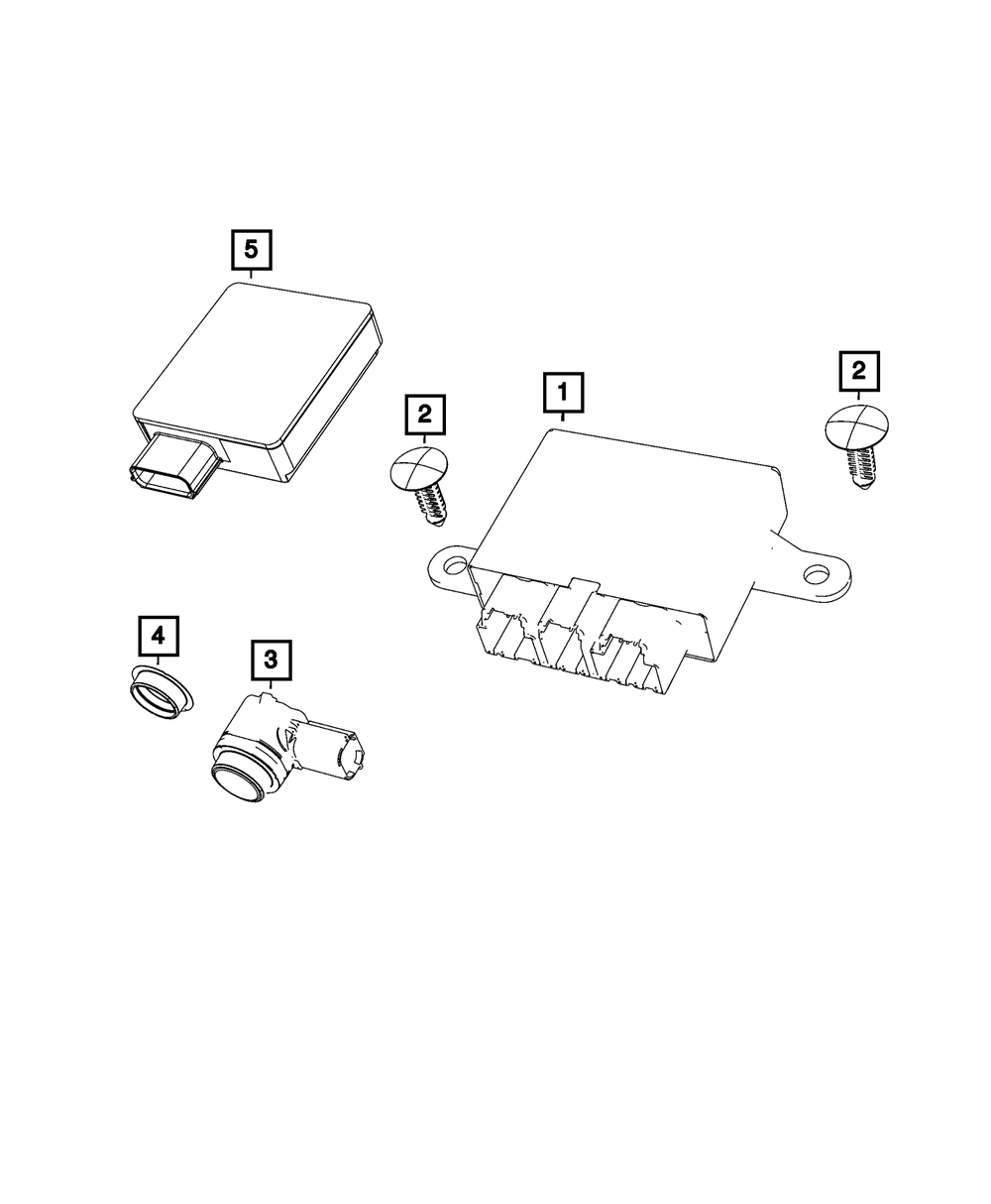 04672794AF - Blind Spot Detection Module 2020-2021 Dodge Charger | The ...