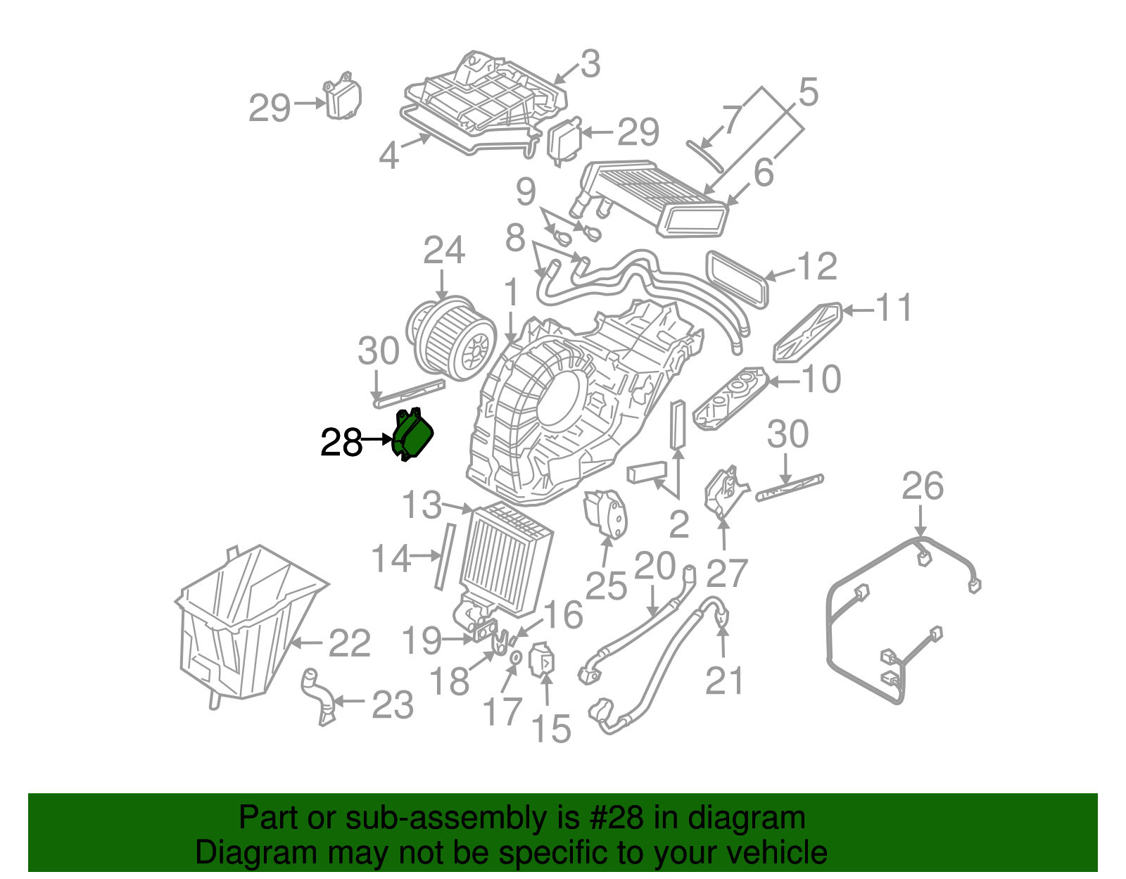 2004-2010 Volkswagen Touareg Adjust Motor 7L0-907-511-AK | VW Direct ...