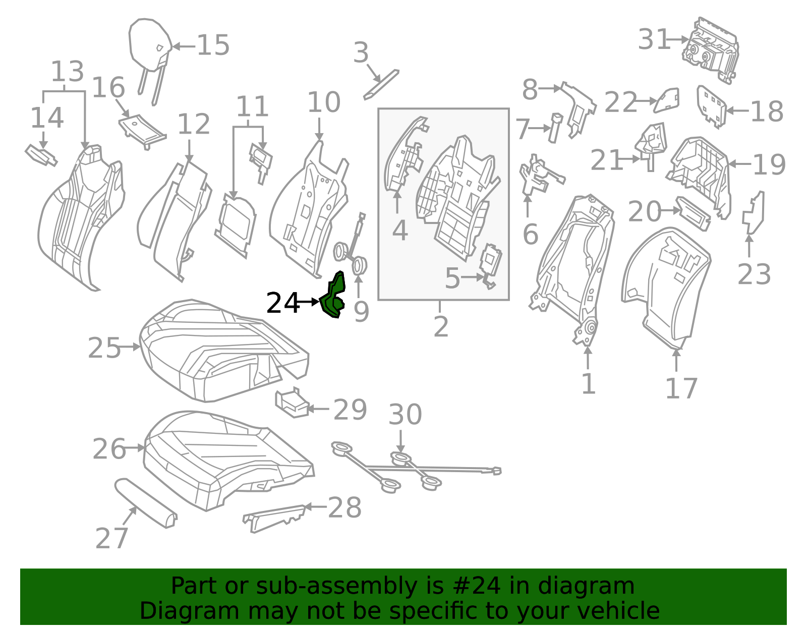 2179057101 - Mercedes-Benz Position Sensor 2015-2021 Mercedes-Benz ...