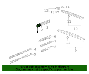 2019-2025 GMC Protector 84693723 GM | GMPartsDirect.com