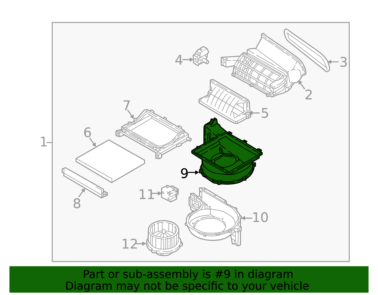 97111-C1020 - High-Quality Upper Case for 2016-2019 Hyundai Sonata ...