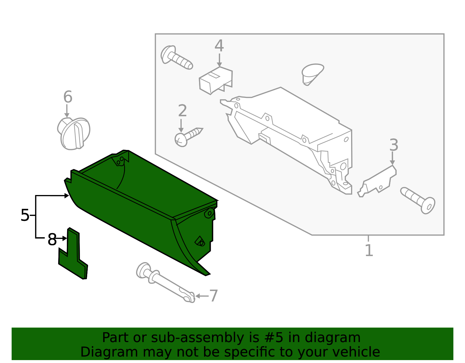 2011-2013 Hyundai Glove Box 84510-3X150-RAS | MotorMotor
