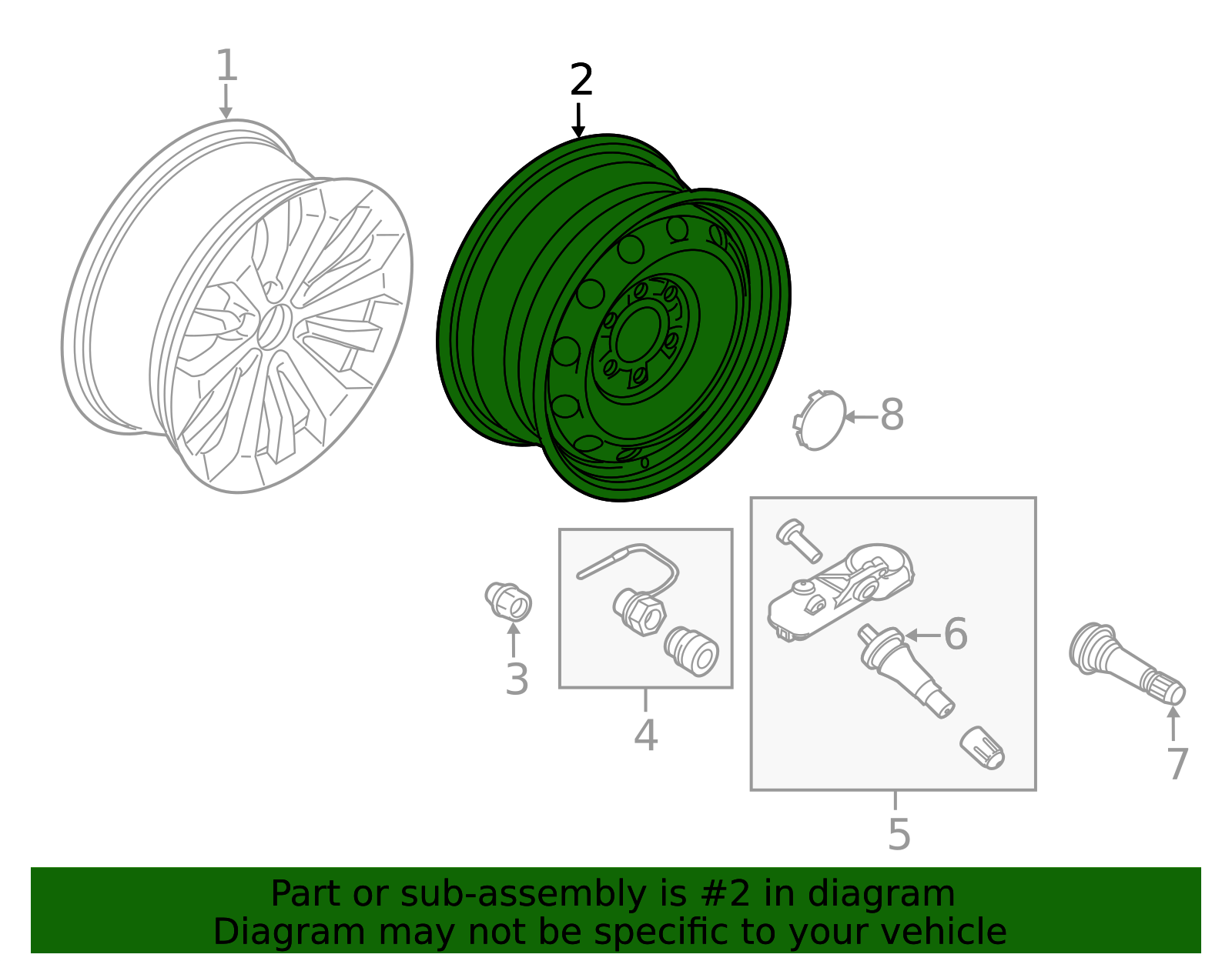 2018-2020 Ford F-150 Wheel, Spare HL3Z-1007-A | Ford OEM Parts Outlet