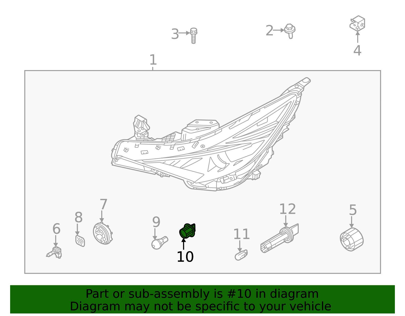 Hyundai - 92166-A9000 - Pk/Turn Lmp Bulb Socket - 2021-2023 Hyundai ...