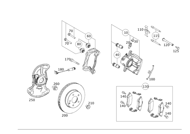 Mercedes-Benz Discs, Rotors & Hardware For Sale | Mercedes-Benz USA Parts