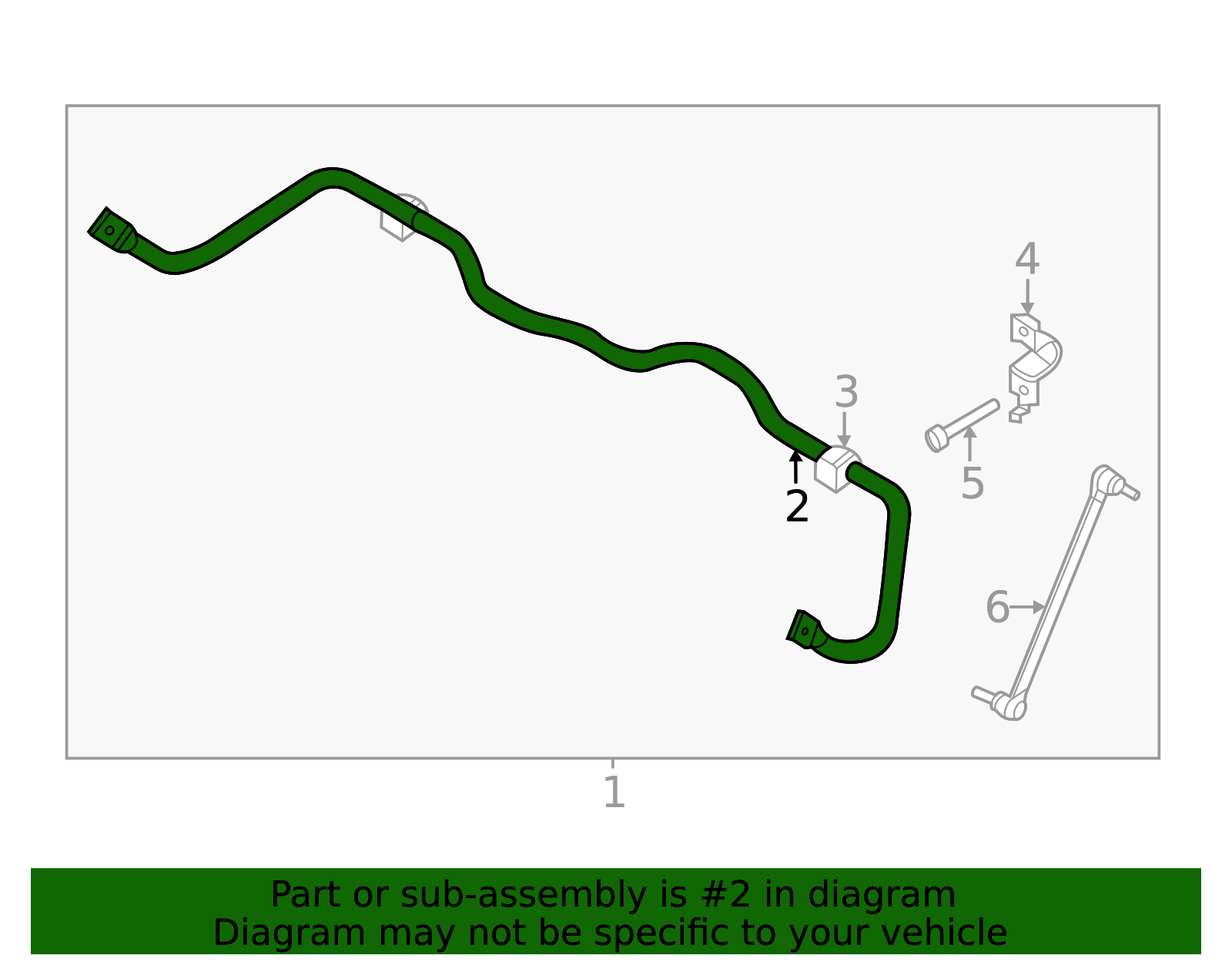2020-2025 Nissan Sentra Stabilizer Bar 54611-6LB3A | Nissan Parts Central