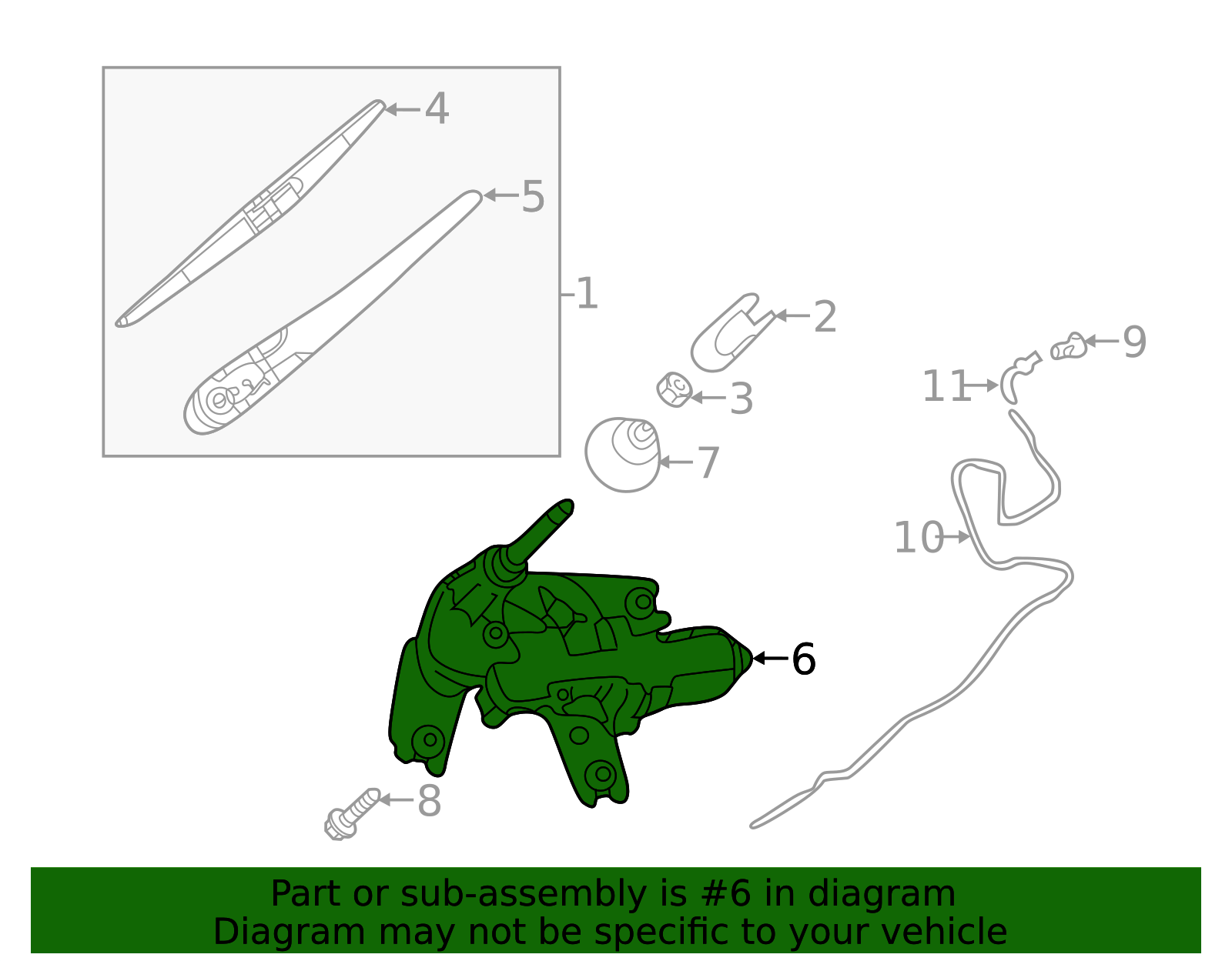 2019-2020 Infiniti QX50 Wiper Motor 28710-5AA0A | Infiniti of South Bay