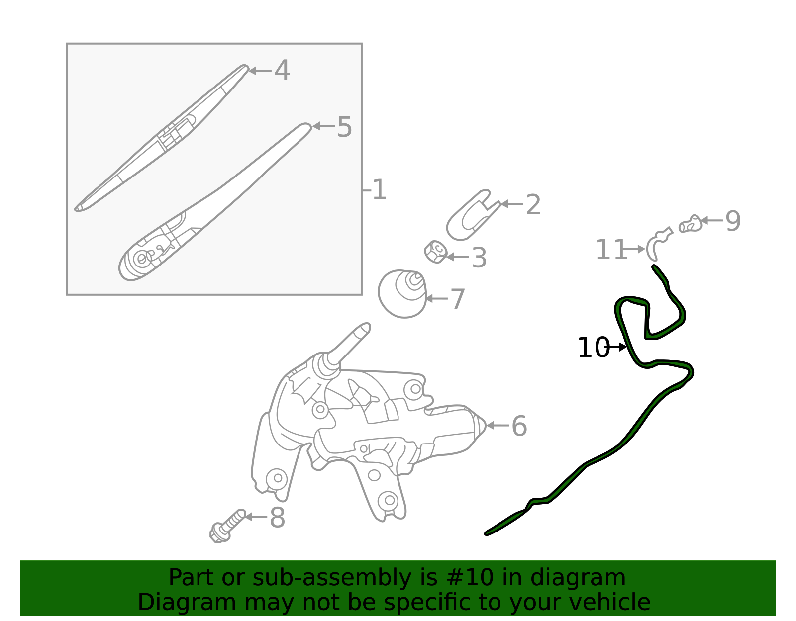 28975-5NA0A - High-Quality Liftgate Washer Hose for 2019-2025 INFINITI ...