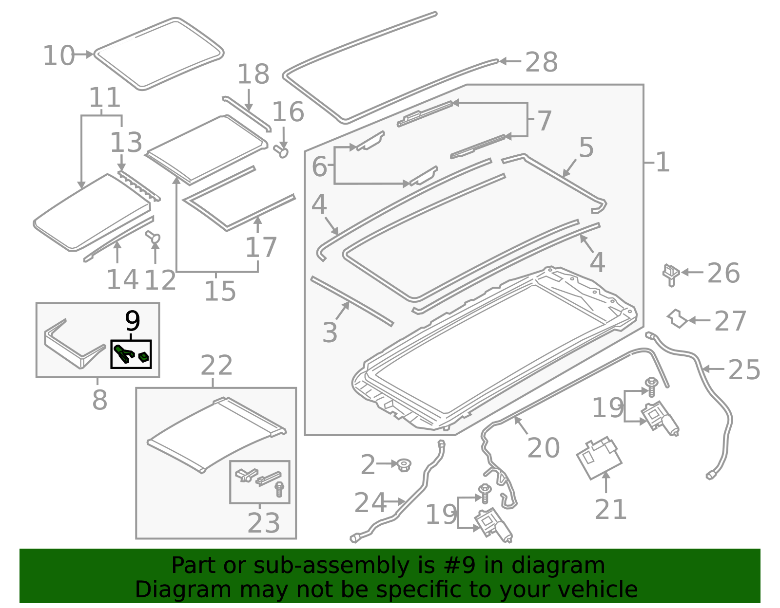 4M0-898-671 - Air Deflector Mount Kit 2017-2025 Audi | Audi OEM Parts Guy