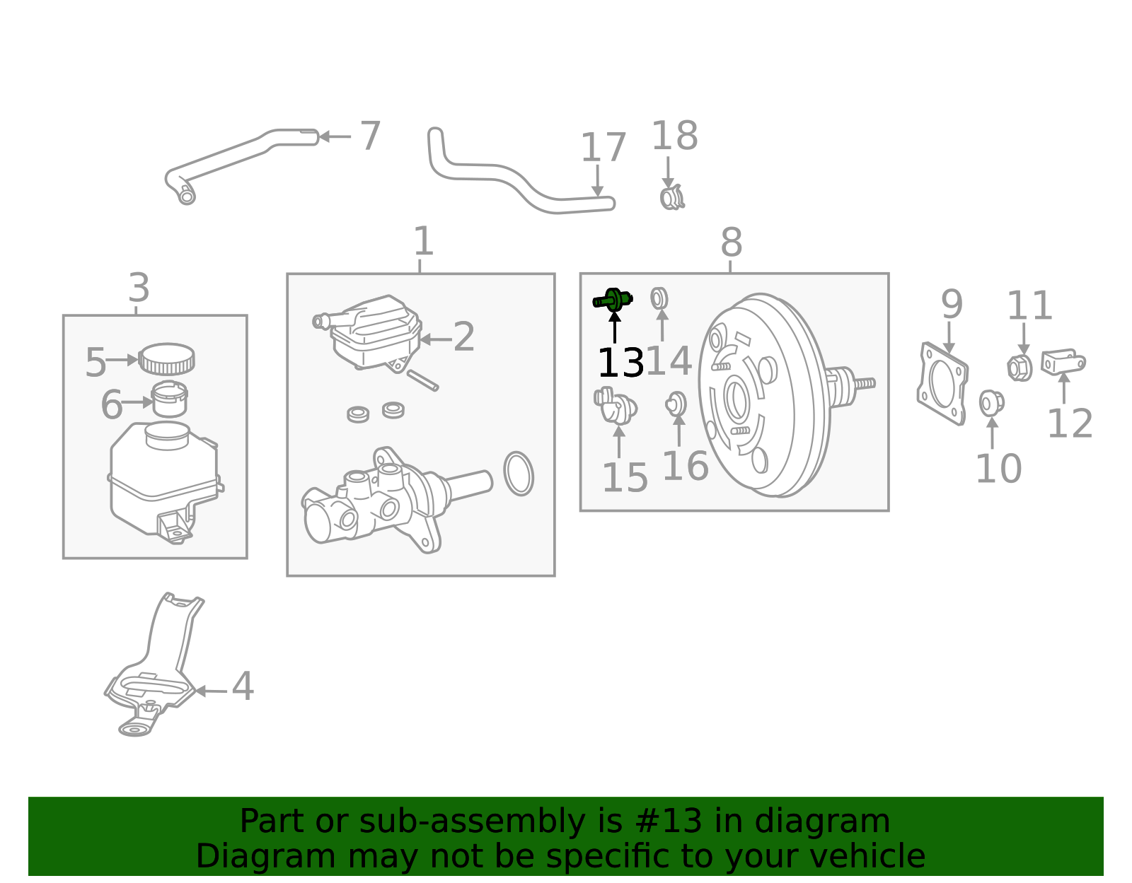 2020-2025 Toyota Vacuum Valve 44730-30060 | Toyota Parts Center