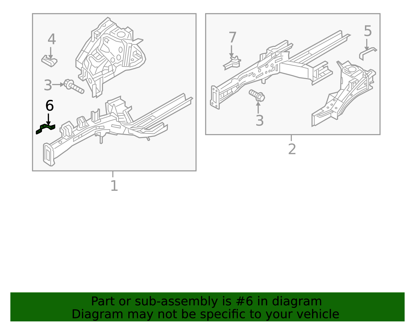 2020-2025 Kia Telluride Lower Bracket - Passenger Side (RH) 64587-S9000 ...