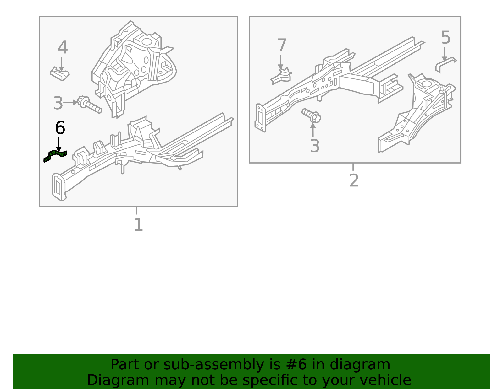 2020-2025 Kia Telluride 2020-2024 Kia Telluride - Lower Bracket 64587 ...