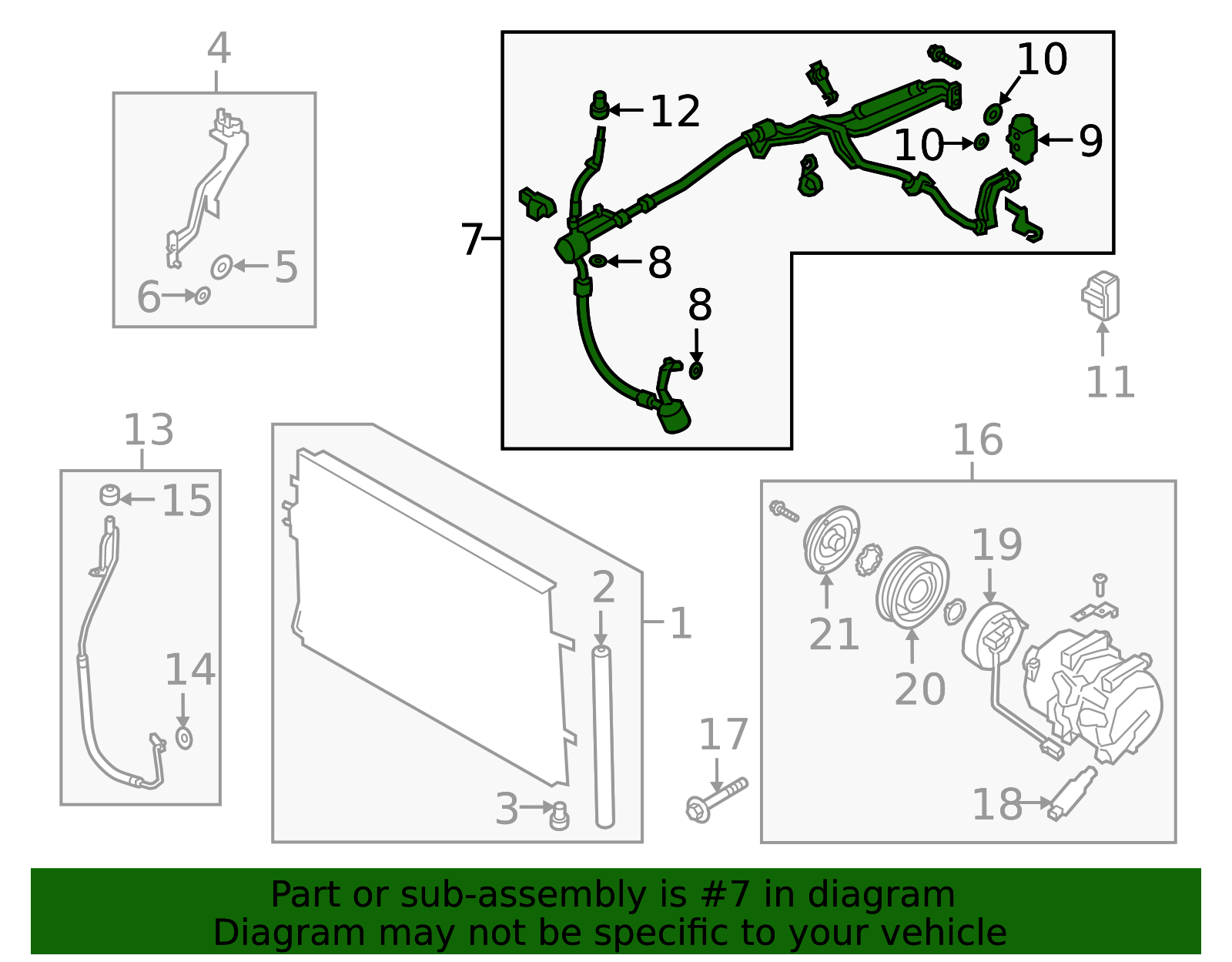 97759-S8700 - 2021-2022 Hyundai Palisade - Hose & Tube Assembly ...