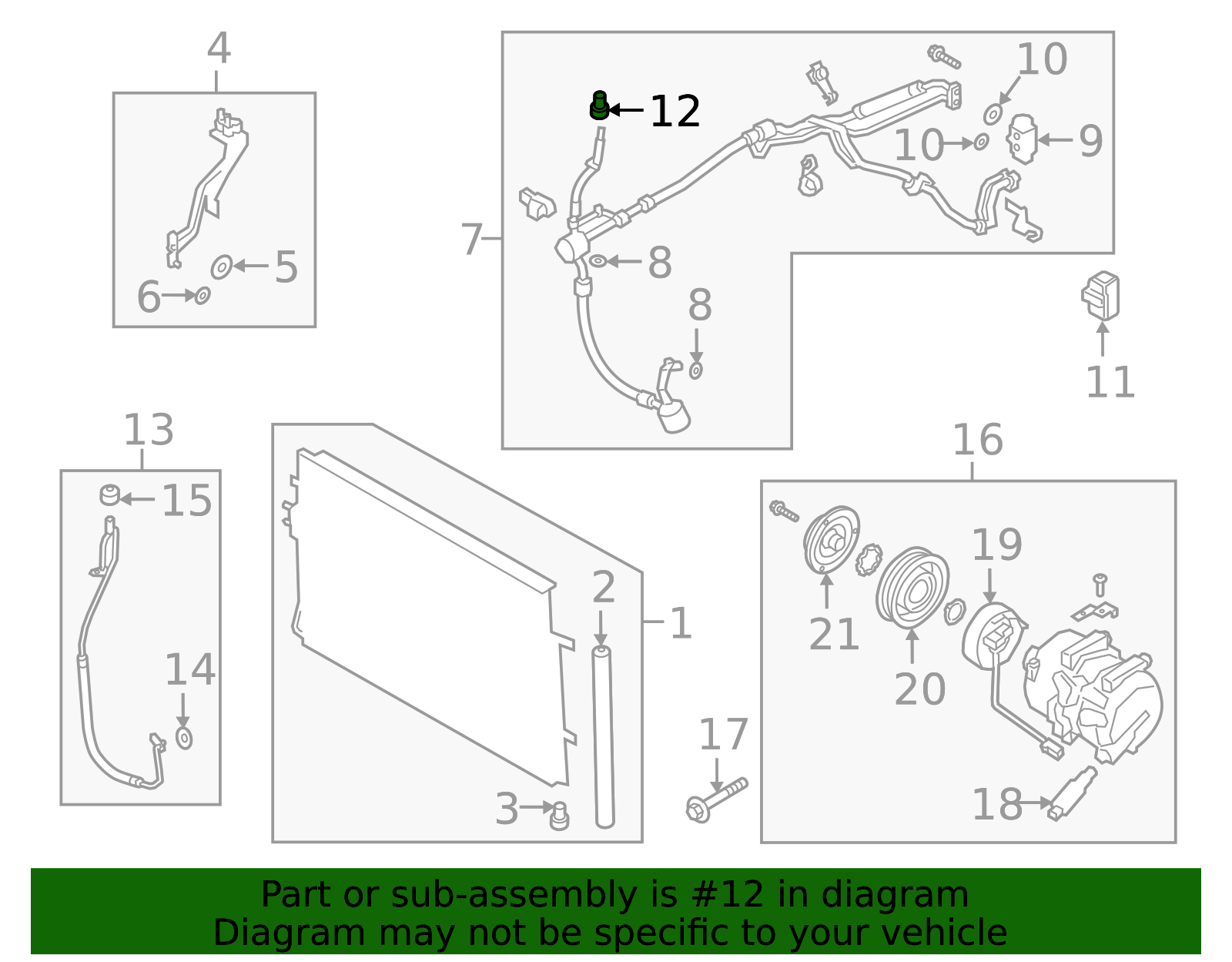 Hyundai - 97721-D9000 - Pressure Sensor - 2018-2025 Hyundai | OEM ...