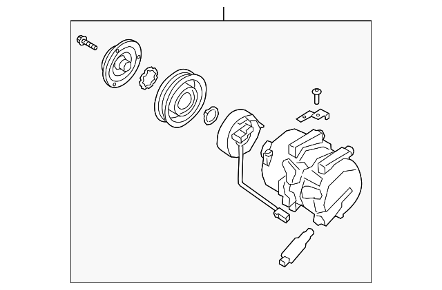 2020-2022 Hyundai Palisade Compressor Assembly 97701-S8500 | OEM Parts ...