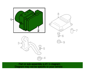 2014-2021 BMW | Modulator Valve | 34516897117 | BMW OEM Parts Store