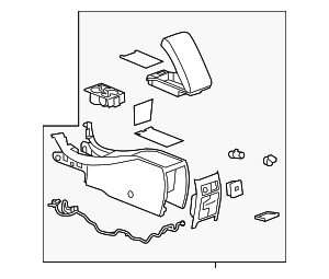 2011-2012 Chevrolet Malibu Center Console 20905418 | Payne Weslaco ...