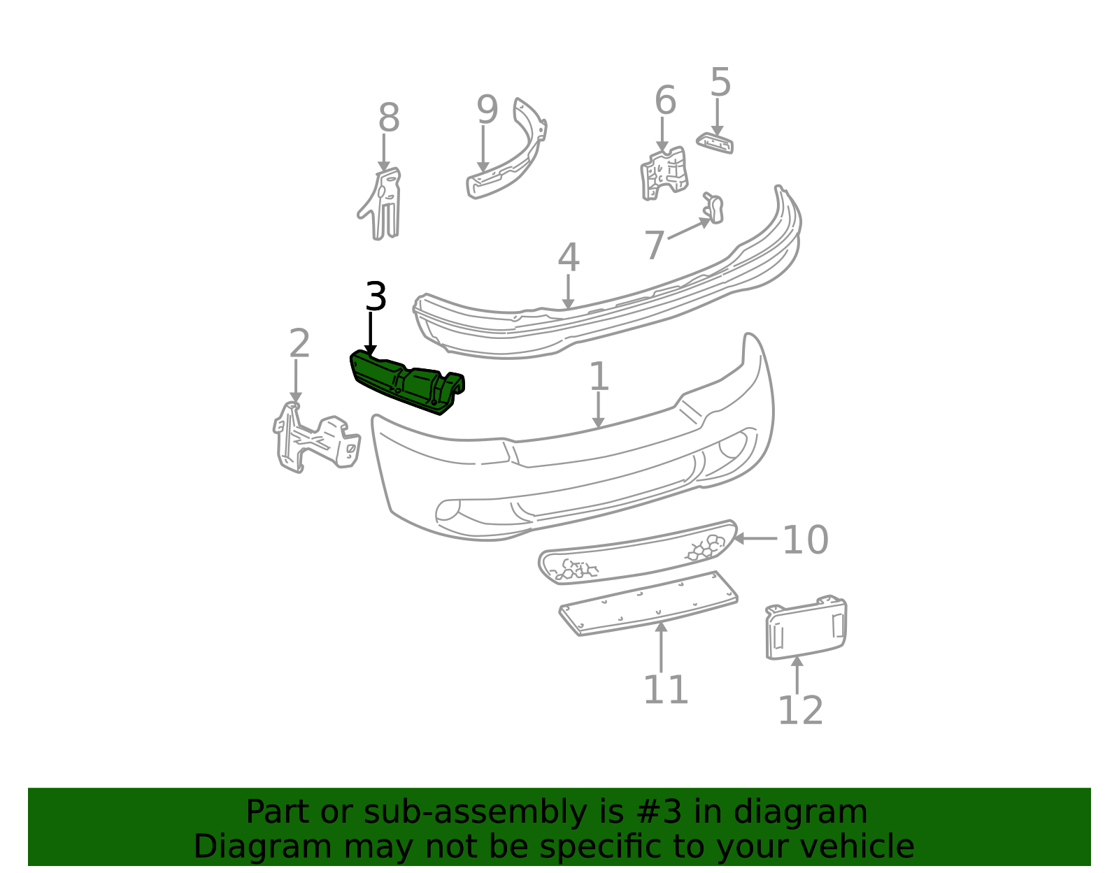 1999-2004 Ford Inner Bracket XL3Z-17E856-AB | Miracle Ford Parts